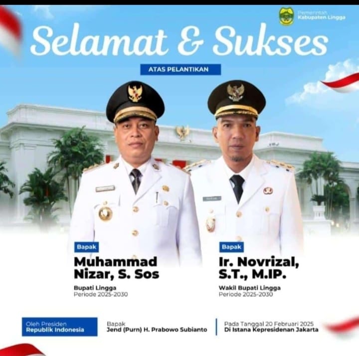 Muhammad Nizar dan Novrizal Resmi Dilantik sebagai Bupati dan Wakil ...